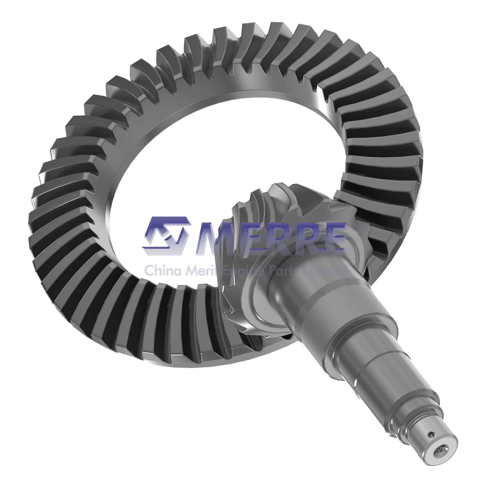 RE42611: Differential Spiral Bevel Gear with Shaft For John Deere ...
